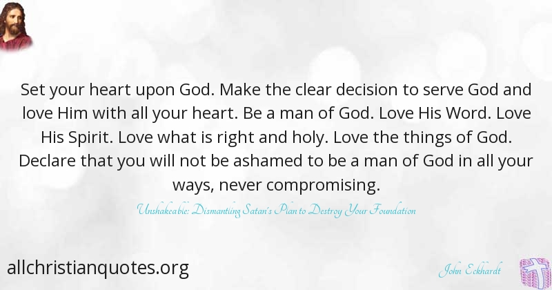 Serve God With All Your Heart